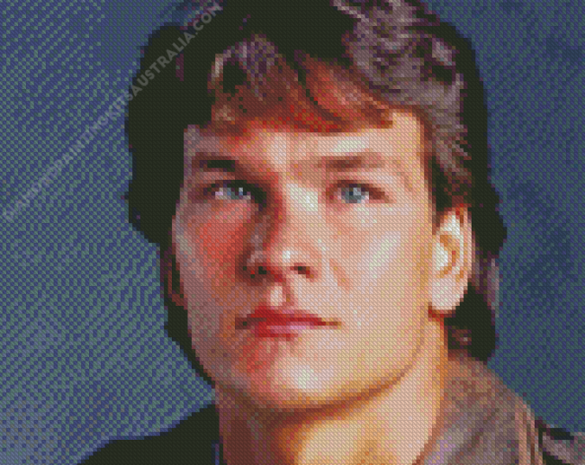 Young Patrick Swayze Diamond Painting - DiamondPaintingKitsAustralia.COM